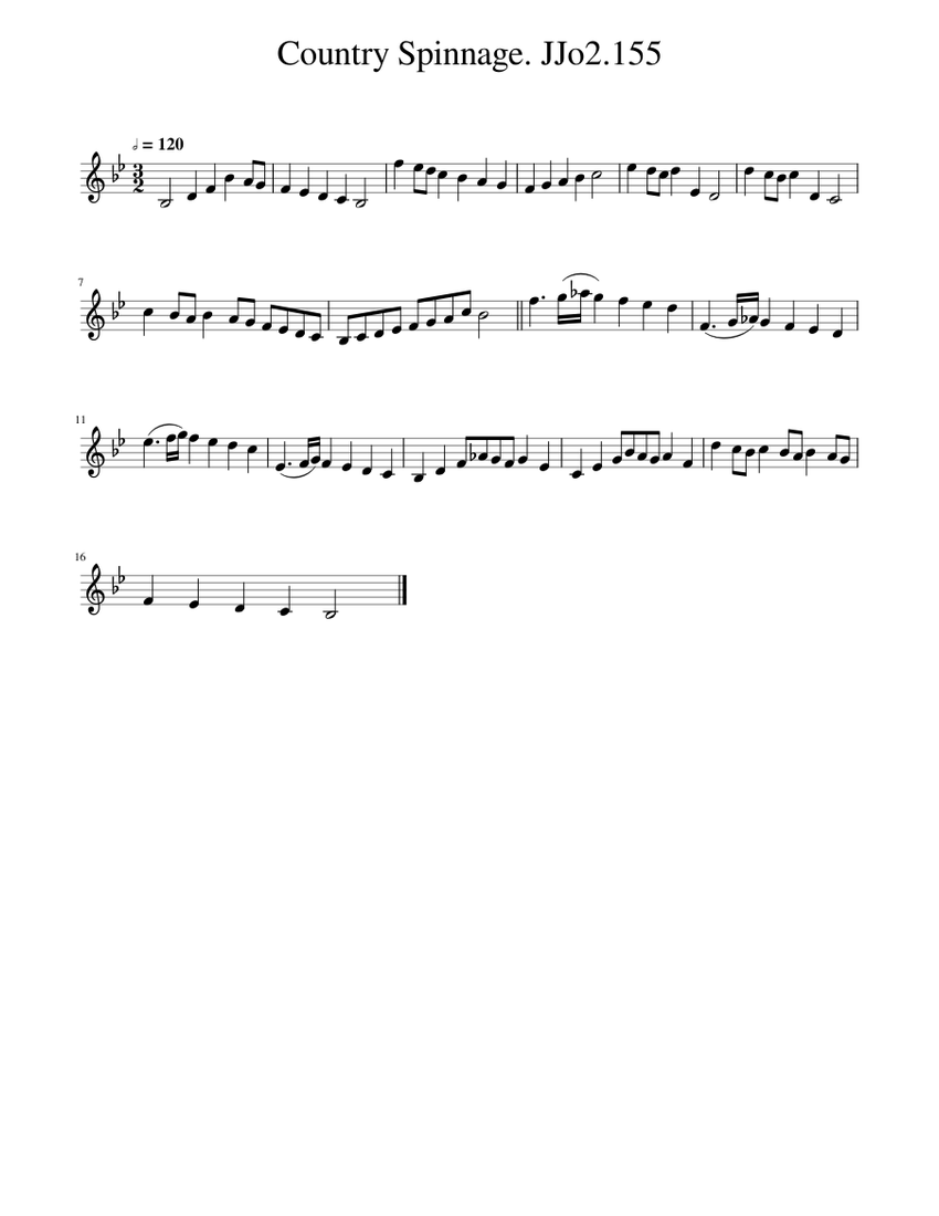 Country Spinnage. JJo2.155 Sheet music for Piano (Solo) Easy ...