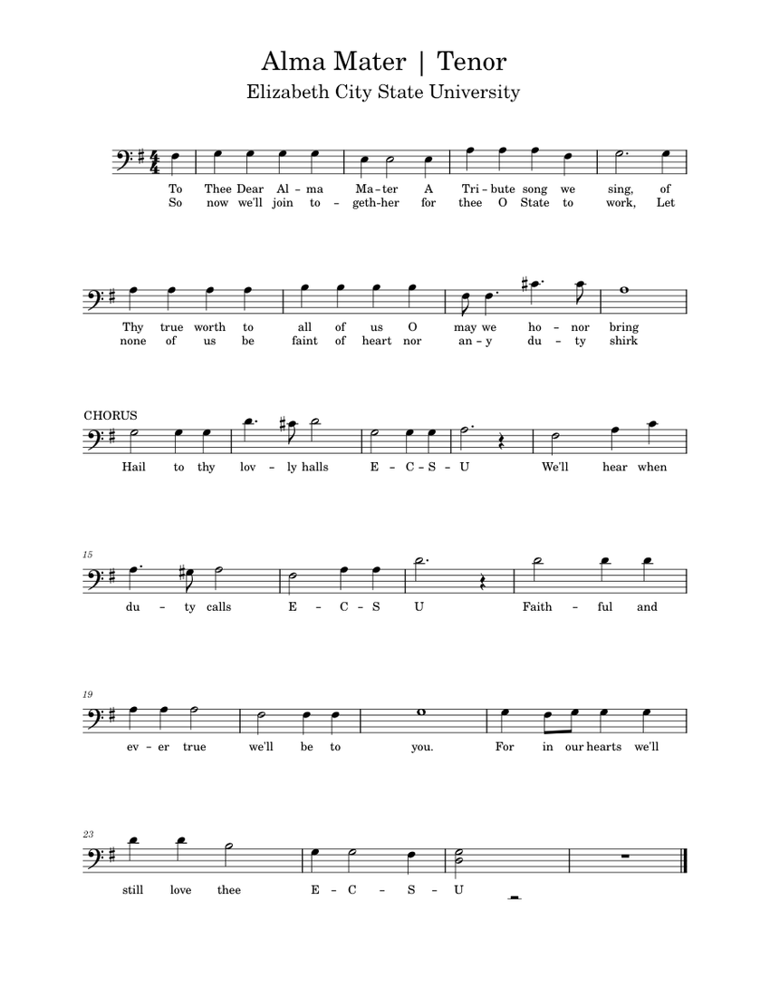 Alma mater – Misc tunes Alma Mater | Tenor - piano tutorial