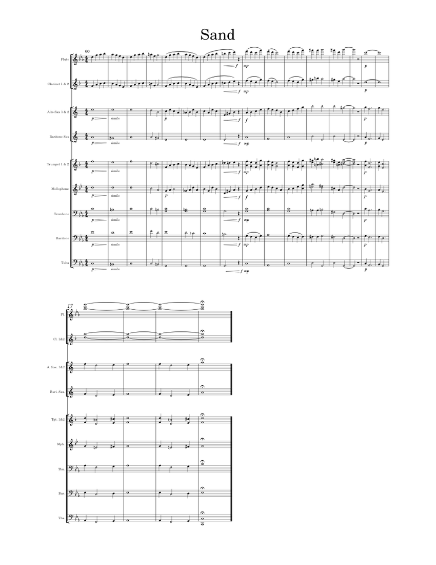 Sand - piano tutorial