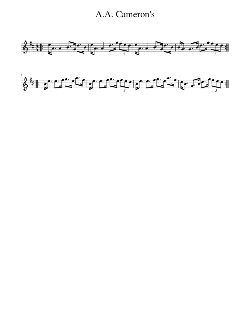 A.A. Cameron's Sheet music for Piano (Solo) Easy | Musescore.com