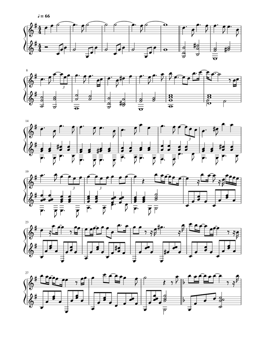 easdf Sheet Music for Piano (Solo) | MuseScore.com
