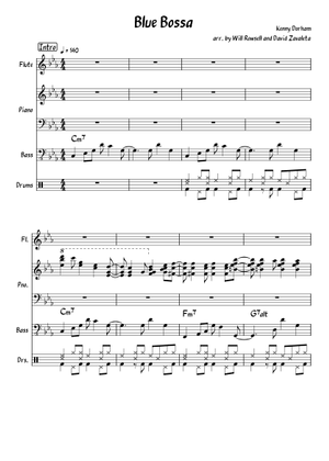 Play Official version of Blue bossa Sheet Music by Kenny Dorham ...