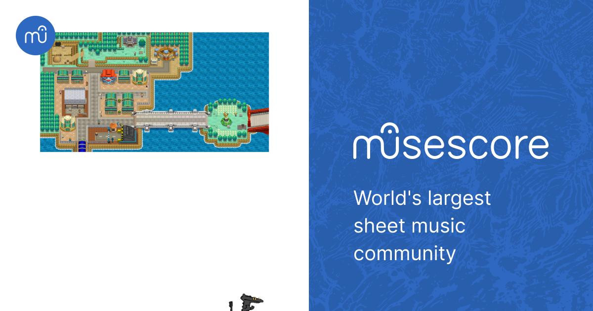 Driftveil City [Toothless Dancing Meme] (Pokémon B/W/B2/W2) (MIDI rip) Sheet Music for Piano ...