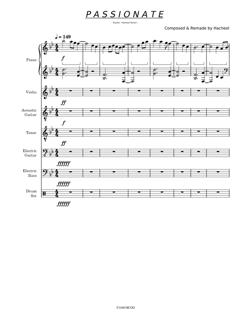 Passionate Duelist – Shinkichi Mitsumune ~Hacheol's Extended Remake ...