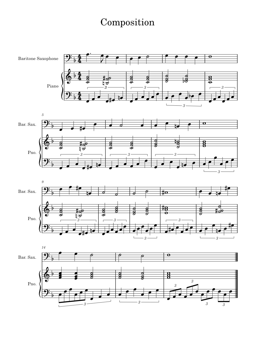 Composition - piano tutorial