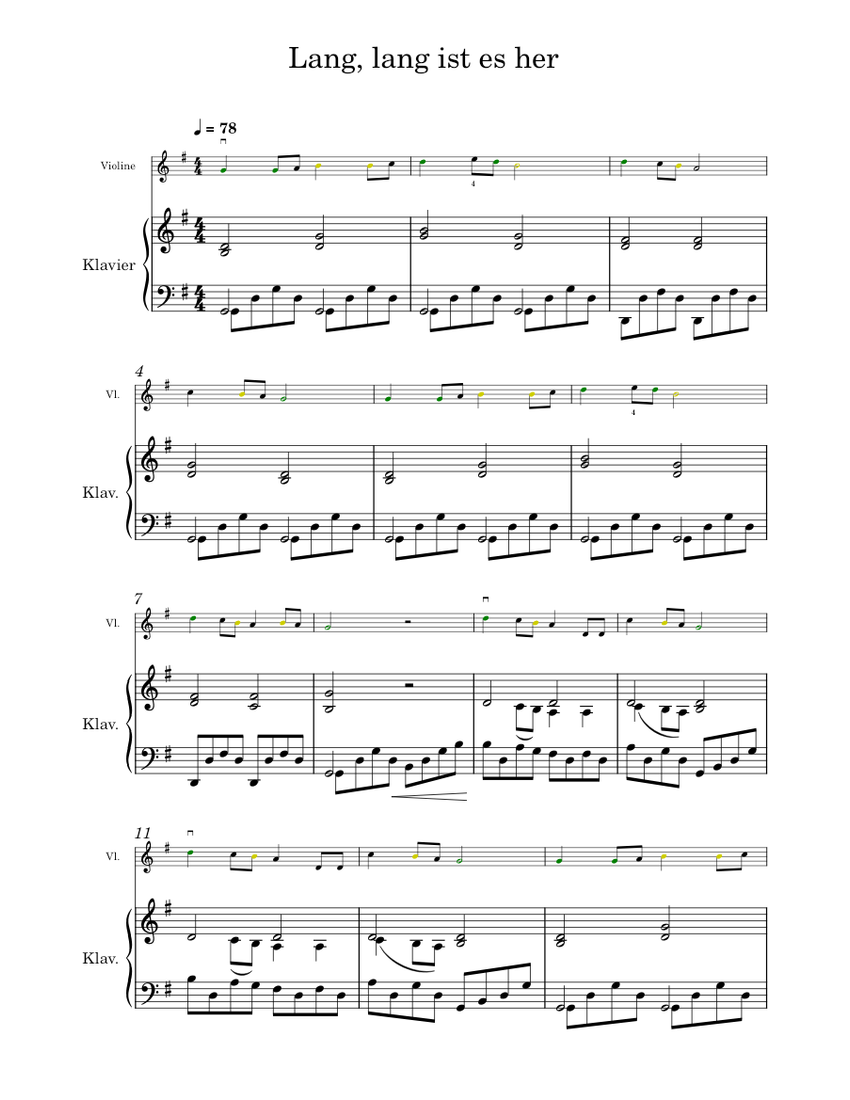 Long, Long Ago – Thomas Haynes Bayly Sheet music for Piano, Violin ...