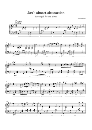 Jax (almost) abstraction – Gooseworx Sheet Music for Piano, Flute ...