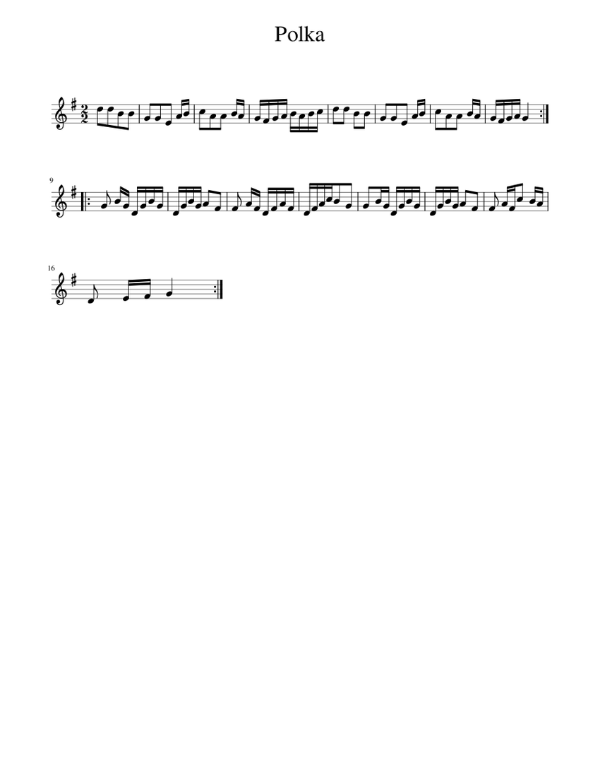 Polka - piano tutorial