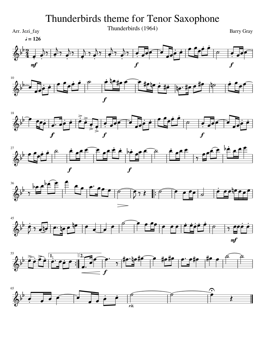 thunderbirds theme tune