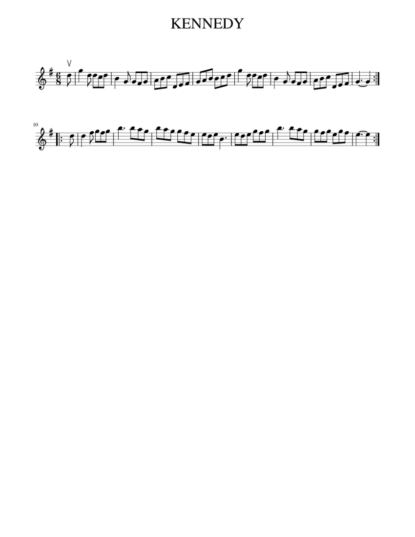 KENNEDY Sheet music for Piano (Solo) Easy | Musescore.com
