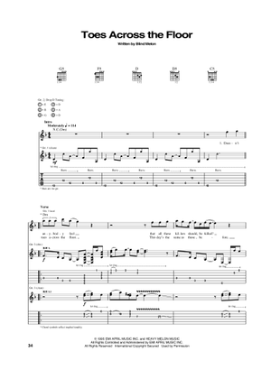 blind melon soup tab