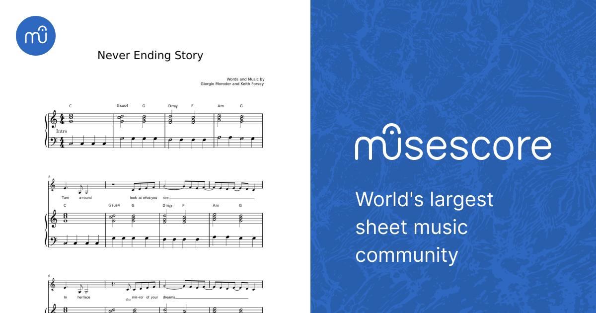 The neverending story – Limahl The neverending story Sheet music for ...