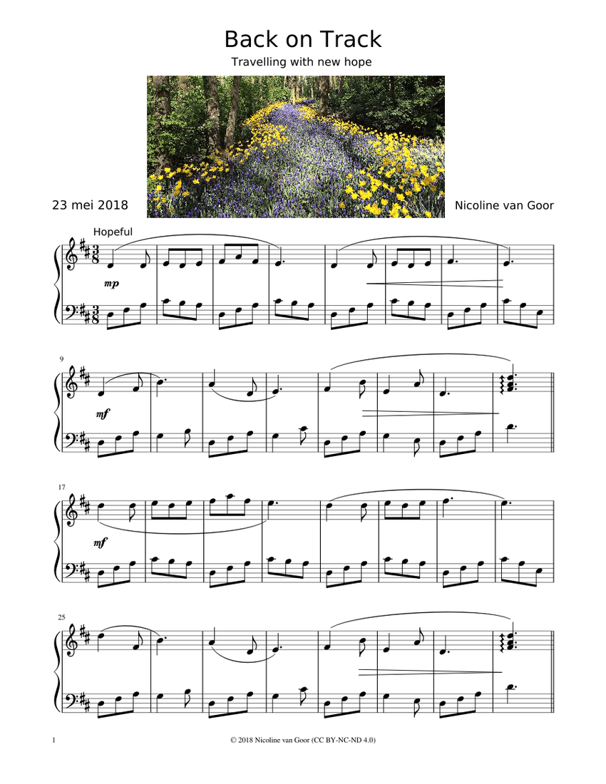 Back on track Sheet Music for Piano (Solo) | MuseScore.com