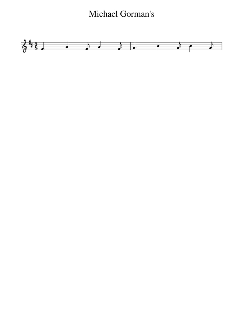 Michael Gorman's Sheet music for Piano (Solo) Easy | Musescore.com