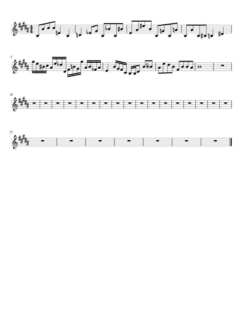 all the intervals Sheet music for Piano (Solo) | Musescore.com