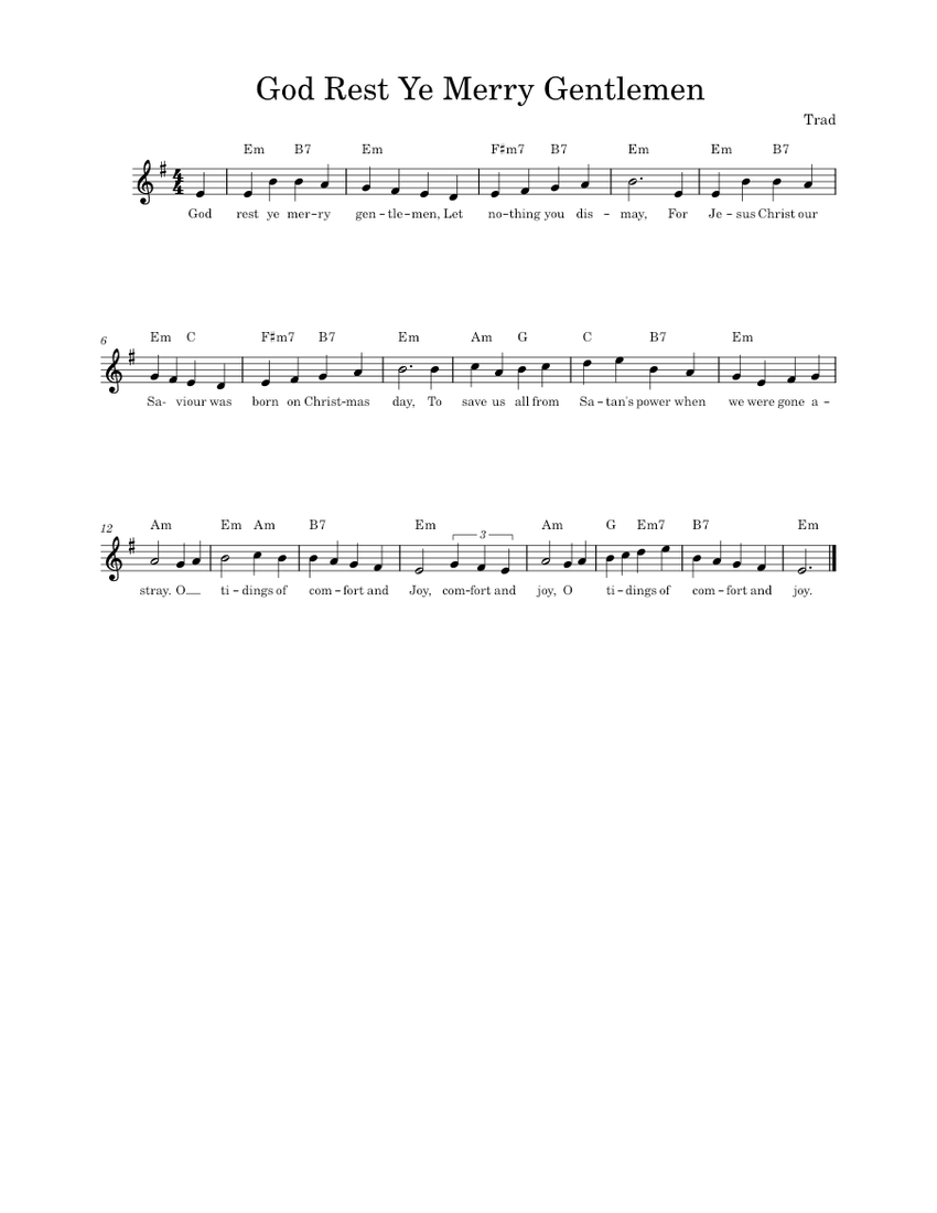 God rest ye merry gentlemen – Misc Christmas God Rest Ye Merry ...