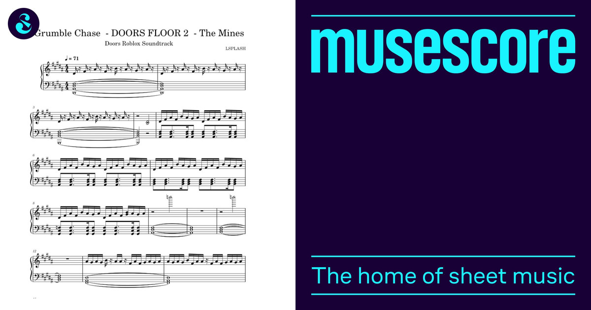 DOORS: FLOOR 2 THE MINES - GRUMBLE CHASE – LSPLASH — FOR EASY PIANO ...