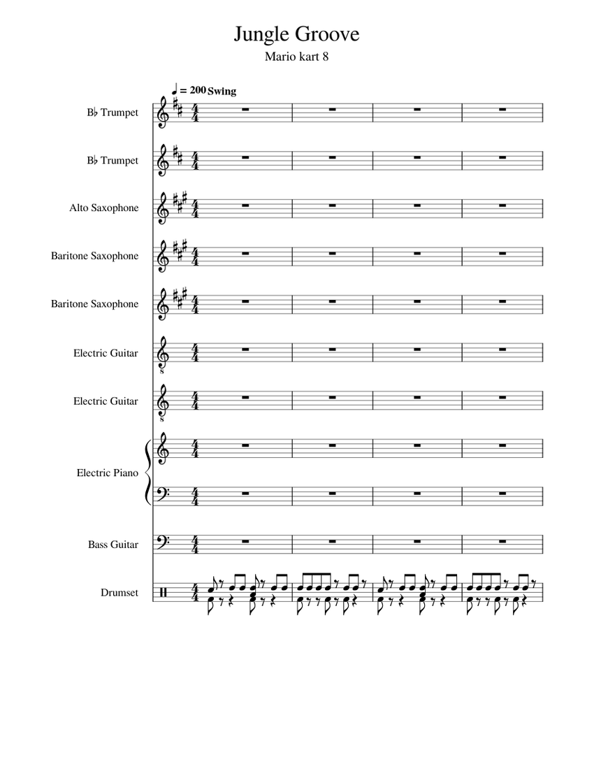 Jungle Groove - piano tutorial