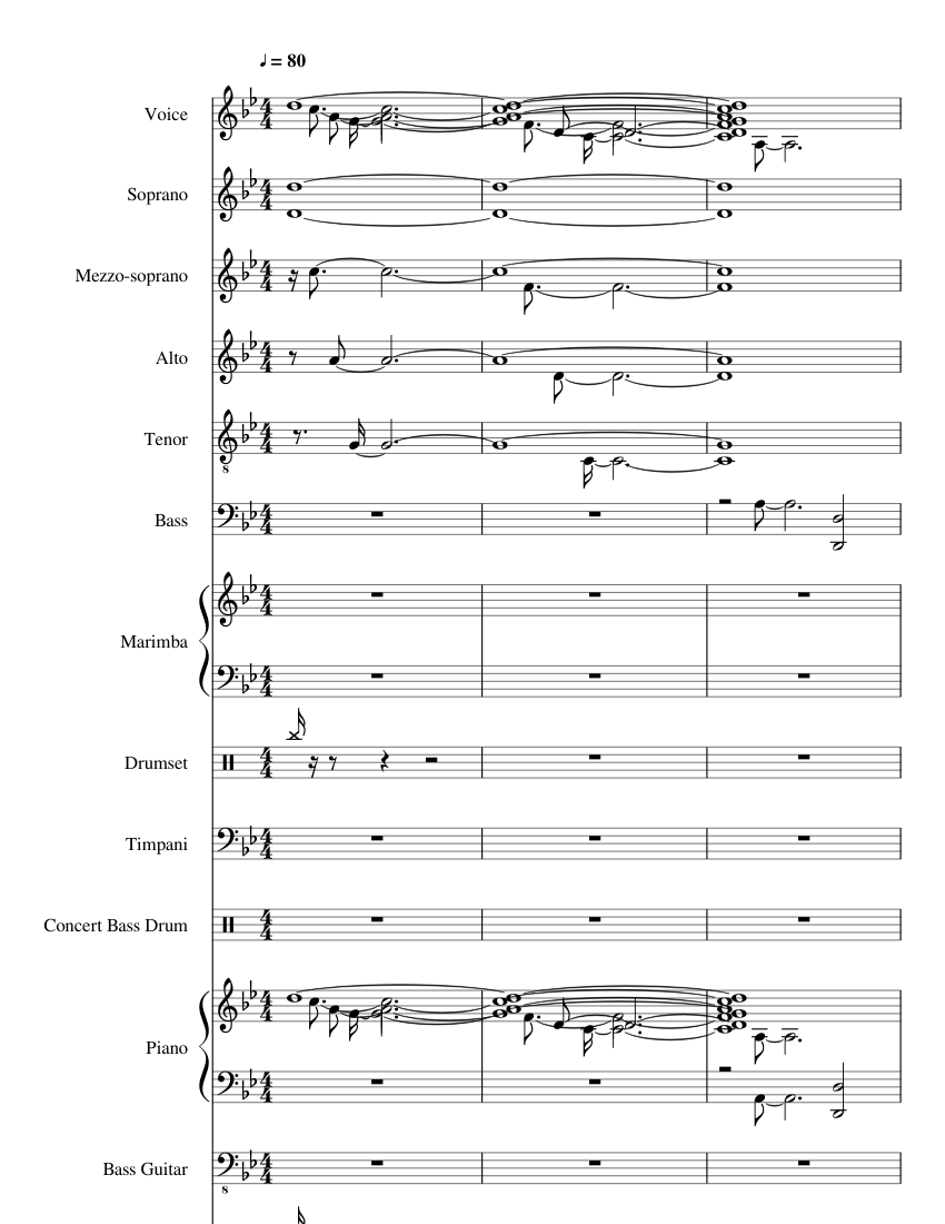 accapella Sheet Music for Piano, Soprano, Alto, Tenor & more ...