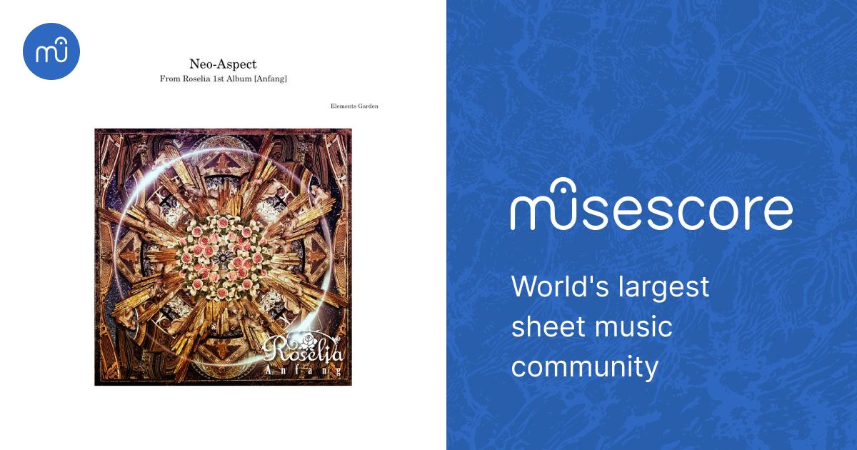 Neo-Aspect – Roselia Solo Piano Sheet music for Piano (Solo ...