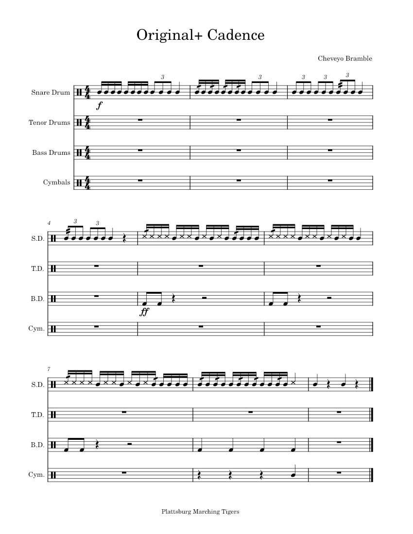 Original+ Cadence - piano tutorial