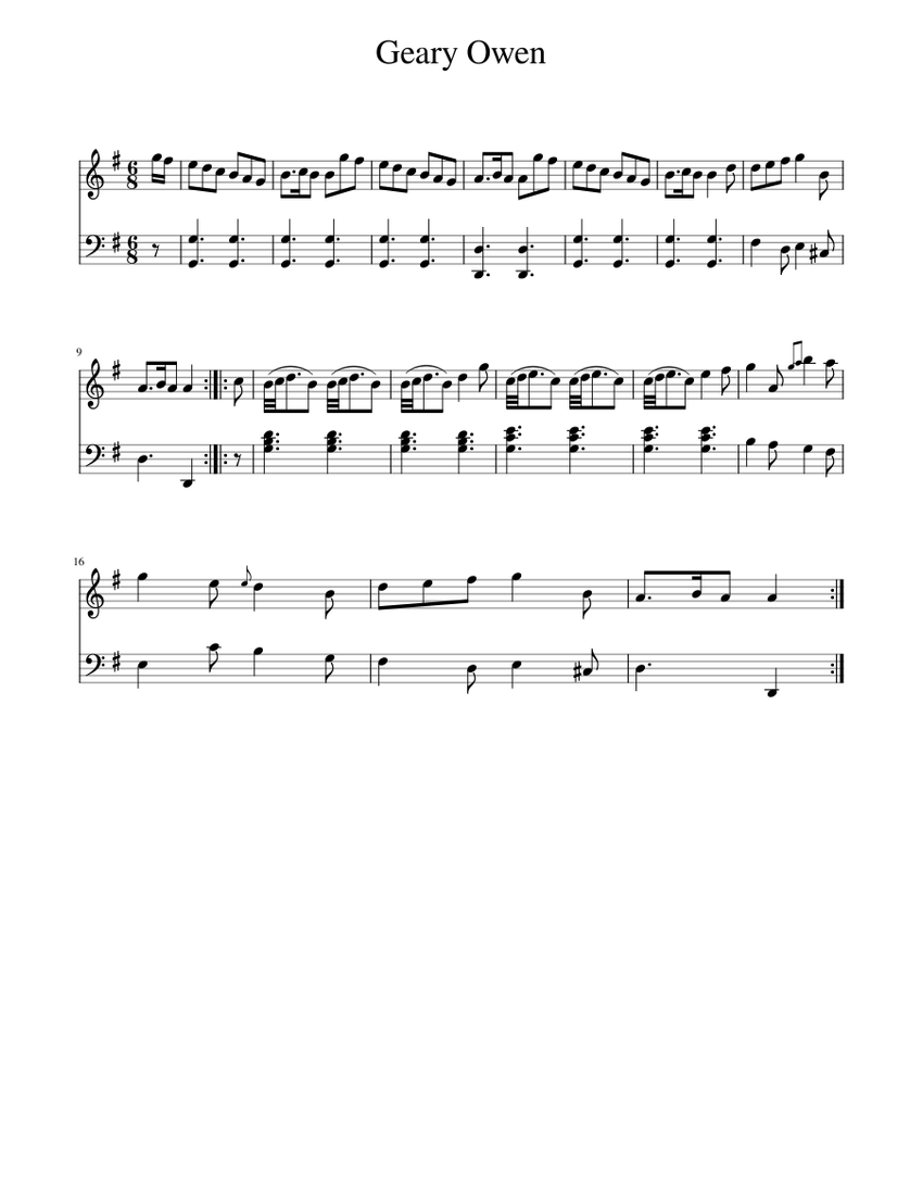 Geary Owen Sheet music for Piano (Piano Duo) | Musescore.com