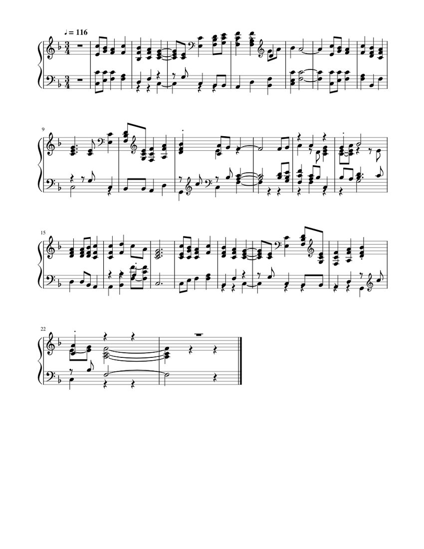 GATHERING (Medema) - Ken Medema Sheet music for Piano (Solo ...