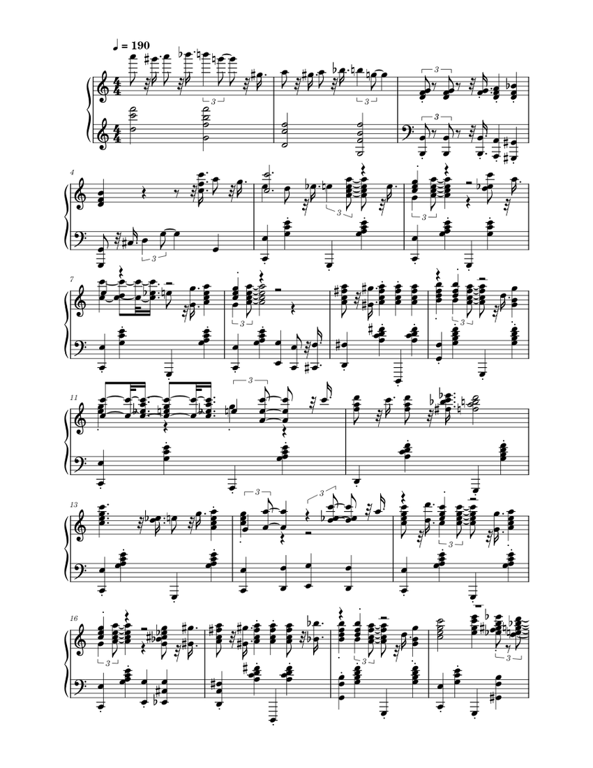 Hey, Good Lookin' What ya got cookin' Sheet Music for Piano (Piano Four ...