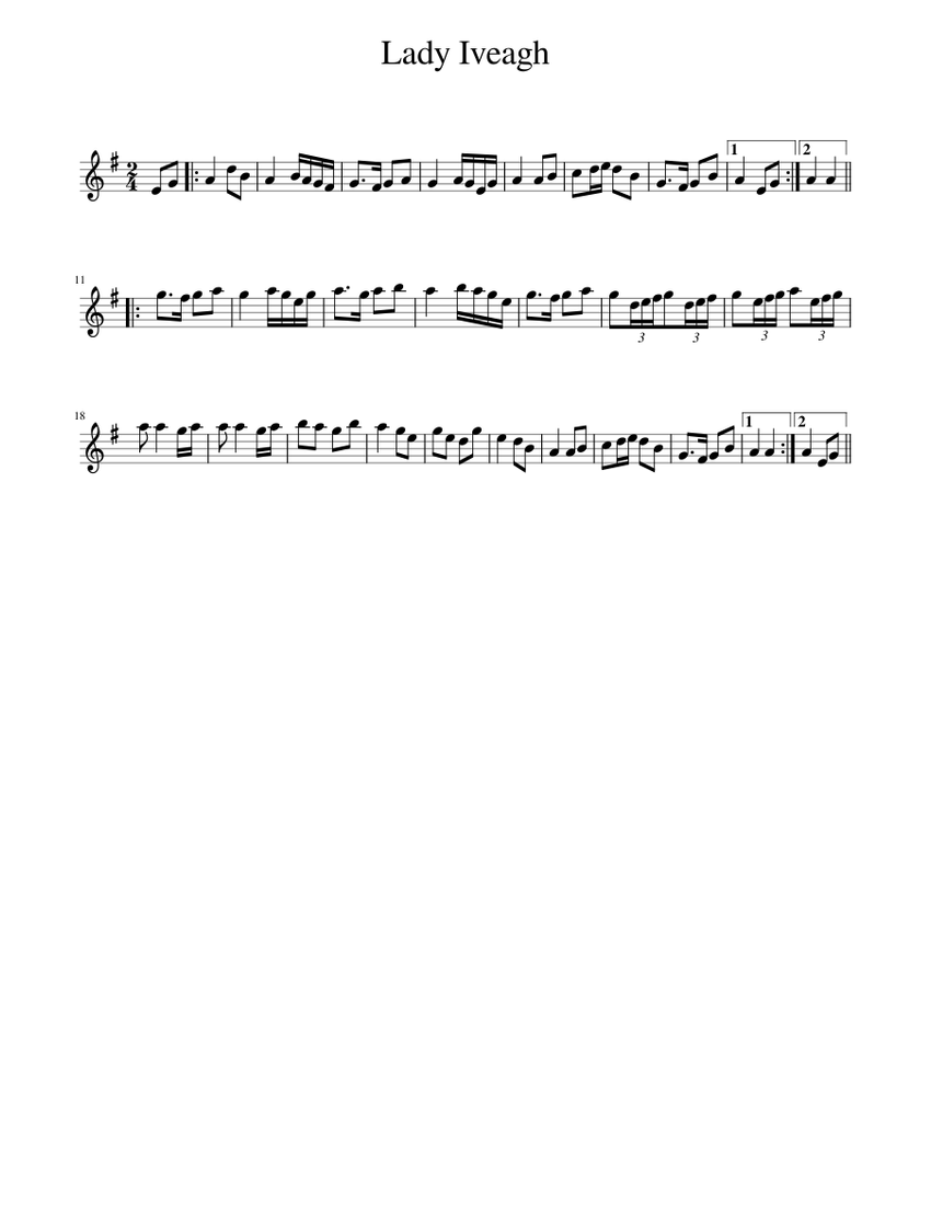 Lady Iveagh Sheet music for Piano (Solo) | Musescore.com
