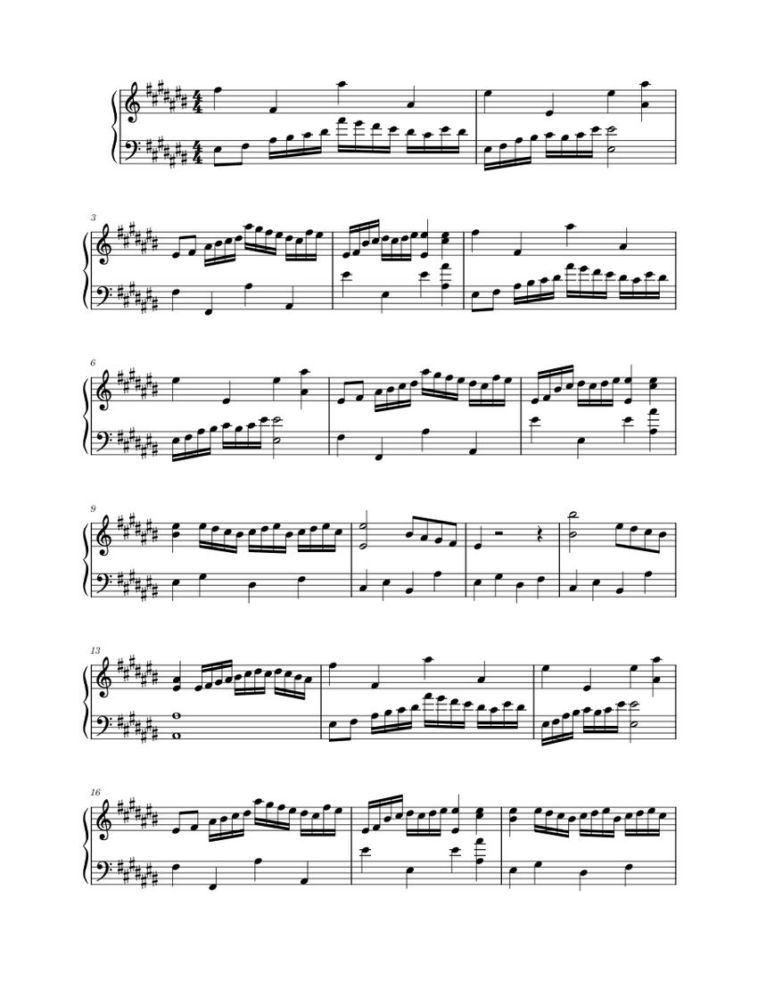 classic_01 Sheet music for Piano (Solo) | Musescore.com