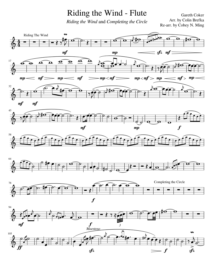 Ori and the Blind Forest Selections - Flute Sheet music for Flute (Solo ...