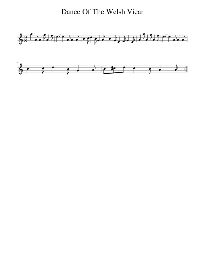 Dance Of The Welsh Vicar Sheet music for Piano (Solo) Easy | Musescore.com