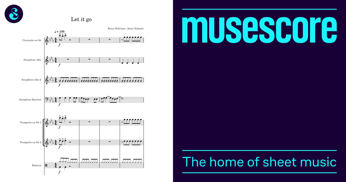 Frozen - Let It Go – Patrik Pietschmann Sheet Music for Tuba, Saxophone ...