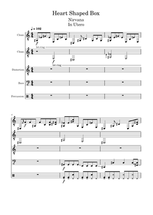 Drum Tabs Heart Shaped Box