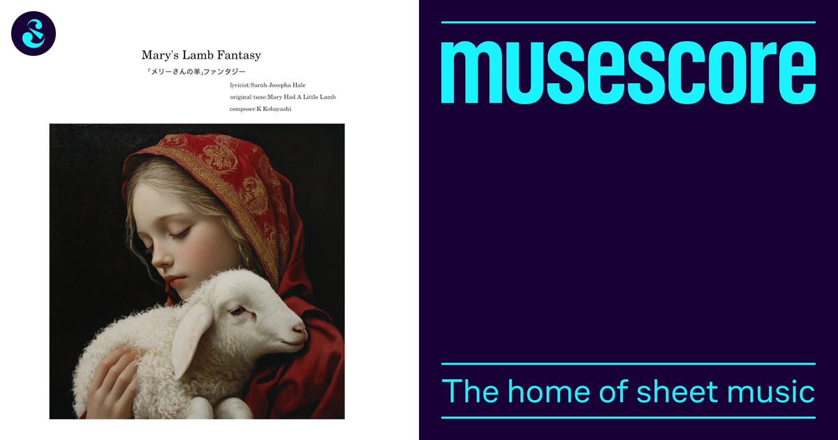 Mary's Lamb Fantasy - K Kobayashi Sheet music for Piano (Solo ...