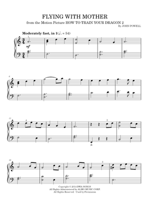 Flying With Mother Sheet music for Piano, Vibraphone, Glockenspiel ...
