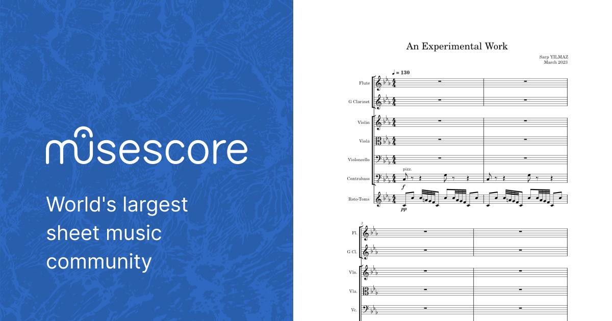 An Experimental Work - piano tutorial
