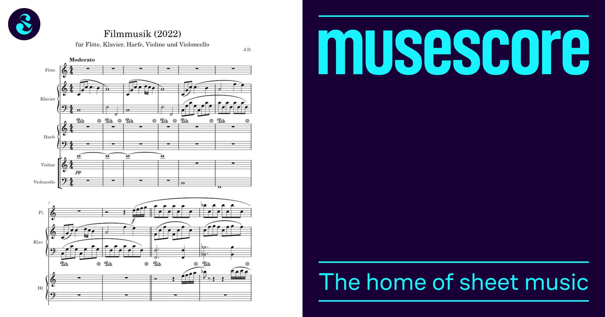 Filmmusik 2022 – J.D. Sheet music for Piano, Flute, Violin, Cello & more instruments (Mixed ...