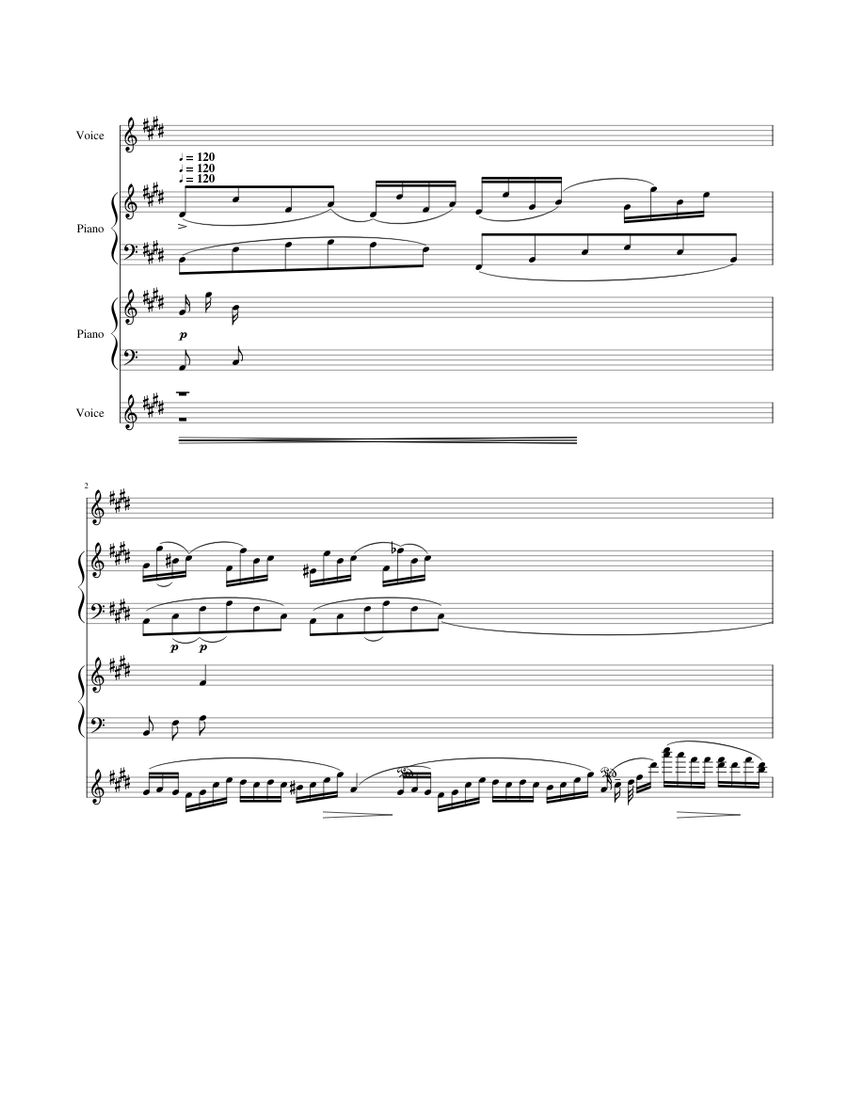 35688a7fc2e2c3921168dbf4d701c3e6bb1885f1 Sheet Music for Piano, Voice ...