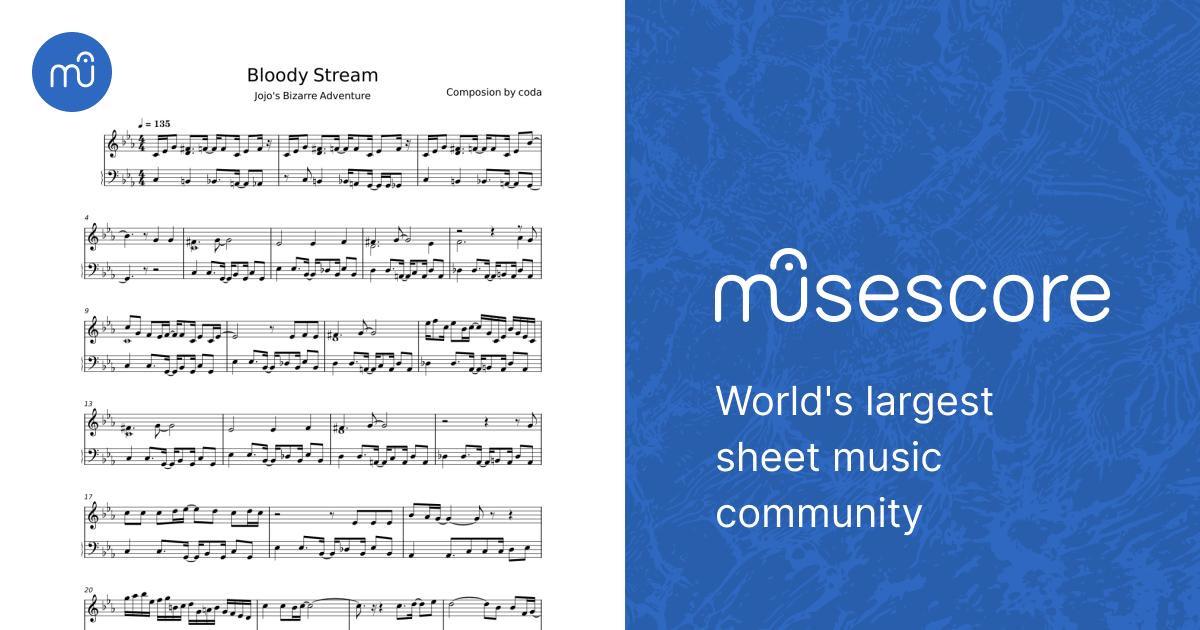 Bloody stream - Coda Sheet Music for Piano (Piano Duo) | MuseScore.com