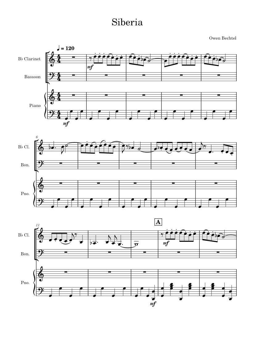 Siberia - piano tutorial