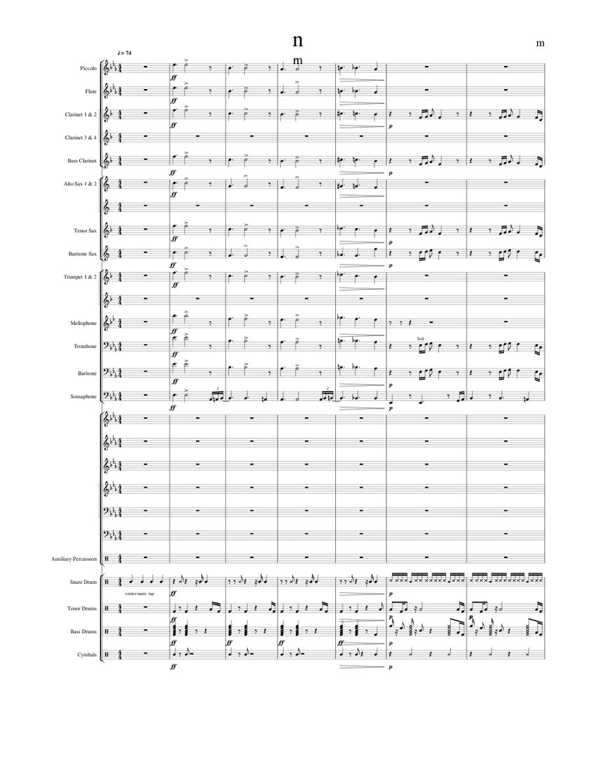 Best Part - Daniel Ceasar (set for 74 bpm) Sheet Music for Trombone ...