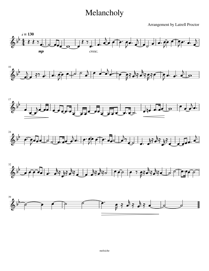 Baritone Horn (Treble Clef) 3 Sheet Music for Baritone horn (Solo ...