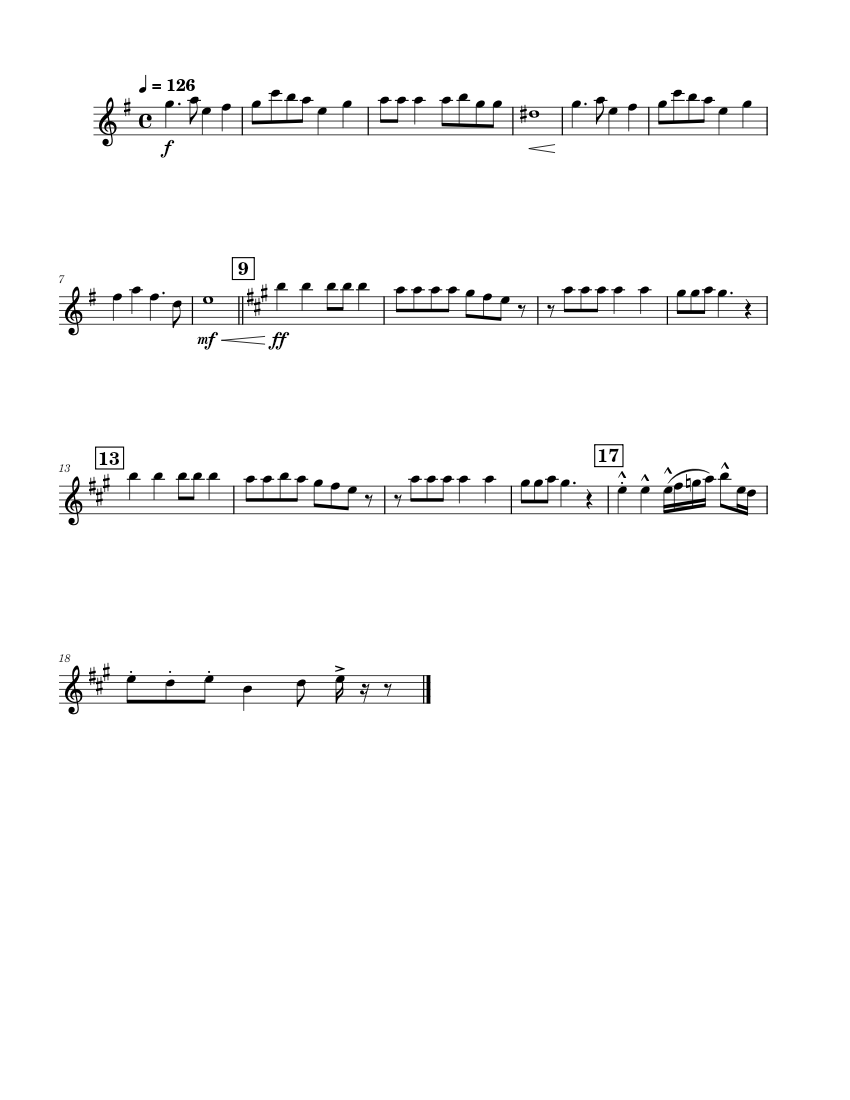 Tenor Saxophone Sheet music for Saxophone tenor (Marching Band ...