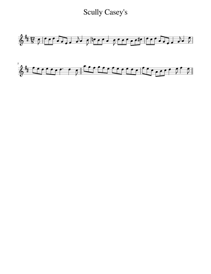 Scully Casey's Sheet music for Piano (Solo) Easy | Musescore.com