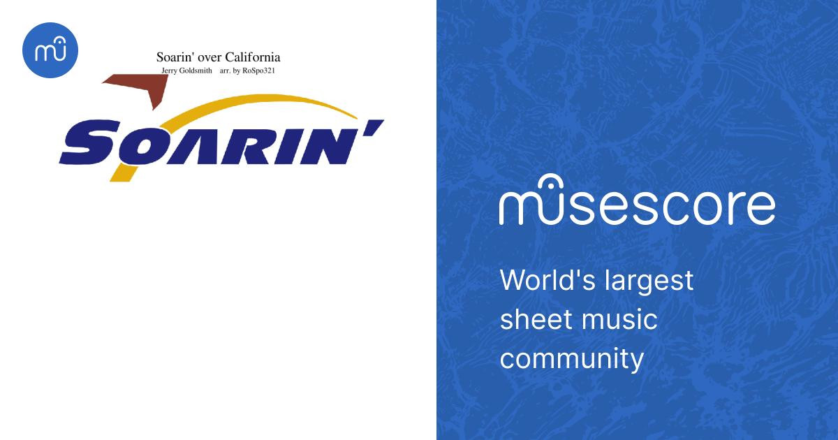 Soarin' over California Sheet Music for Trombone, Euphonium, Tuba ...