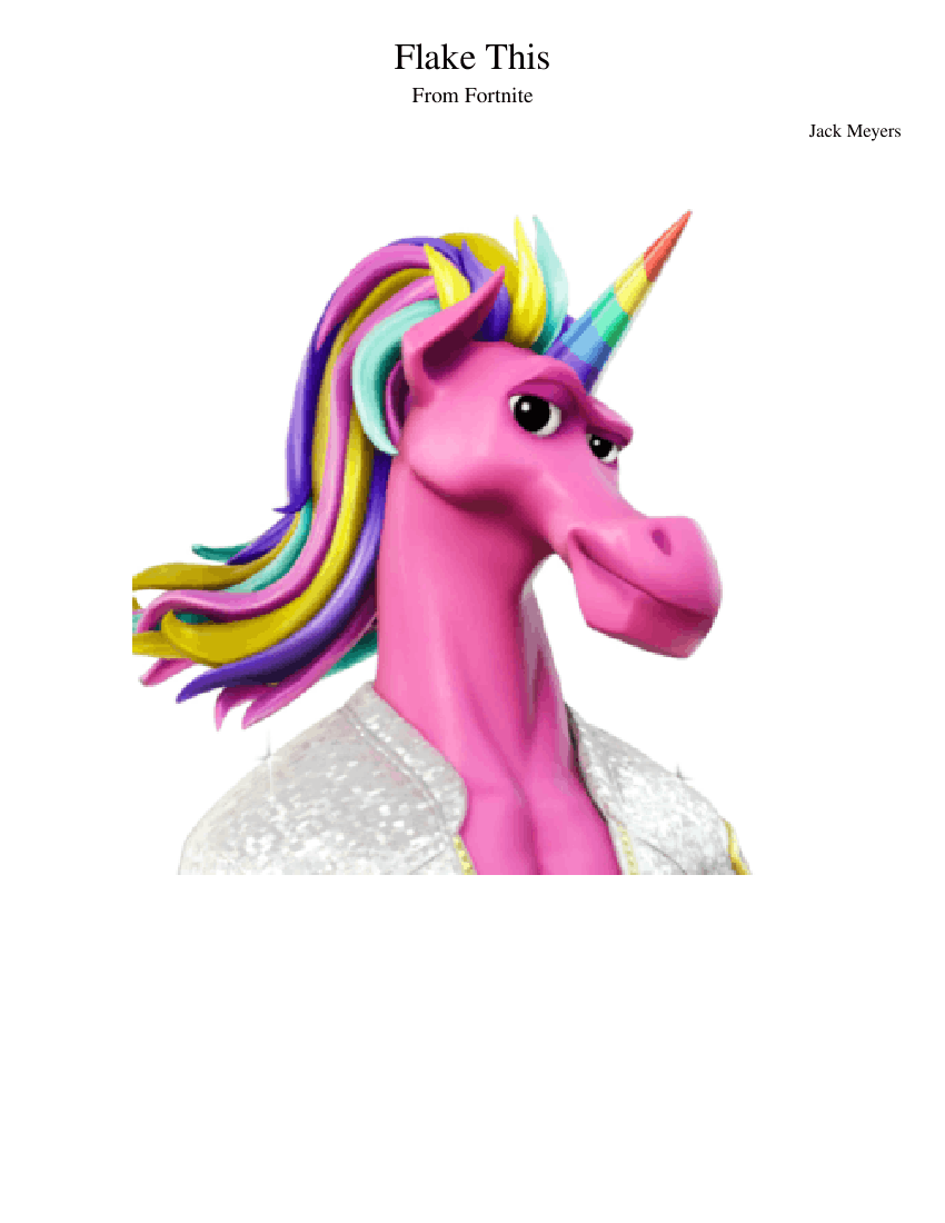 Flake This! Sheet music for Piano, Trombone, Female, Saxophone alto ...