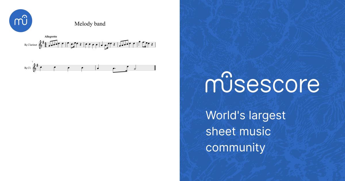 Short Clarinet Melody Sheet music for Woodwinds (other) (Solo ...