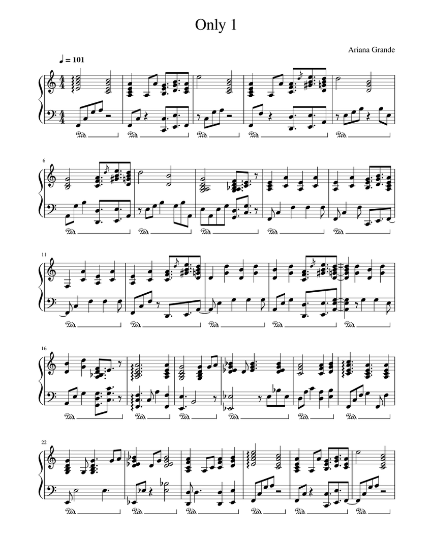 Only 1 Sheet music for Piano (Solo) | Musescore.com