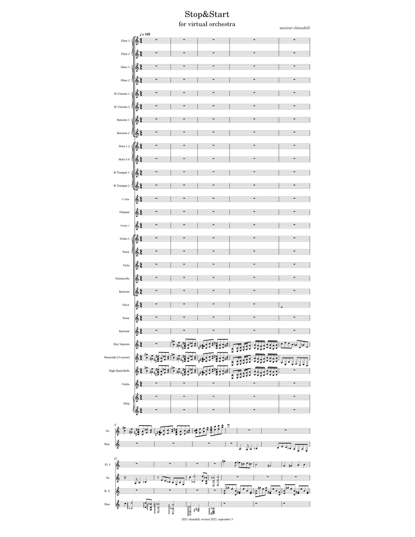 start&stop34m3 Sheet music for Soprano, Tenor, Cornet, Tuba & more ...
